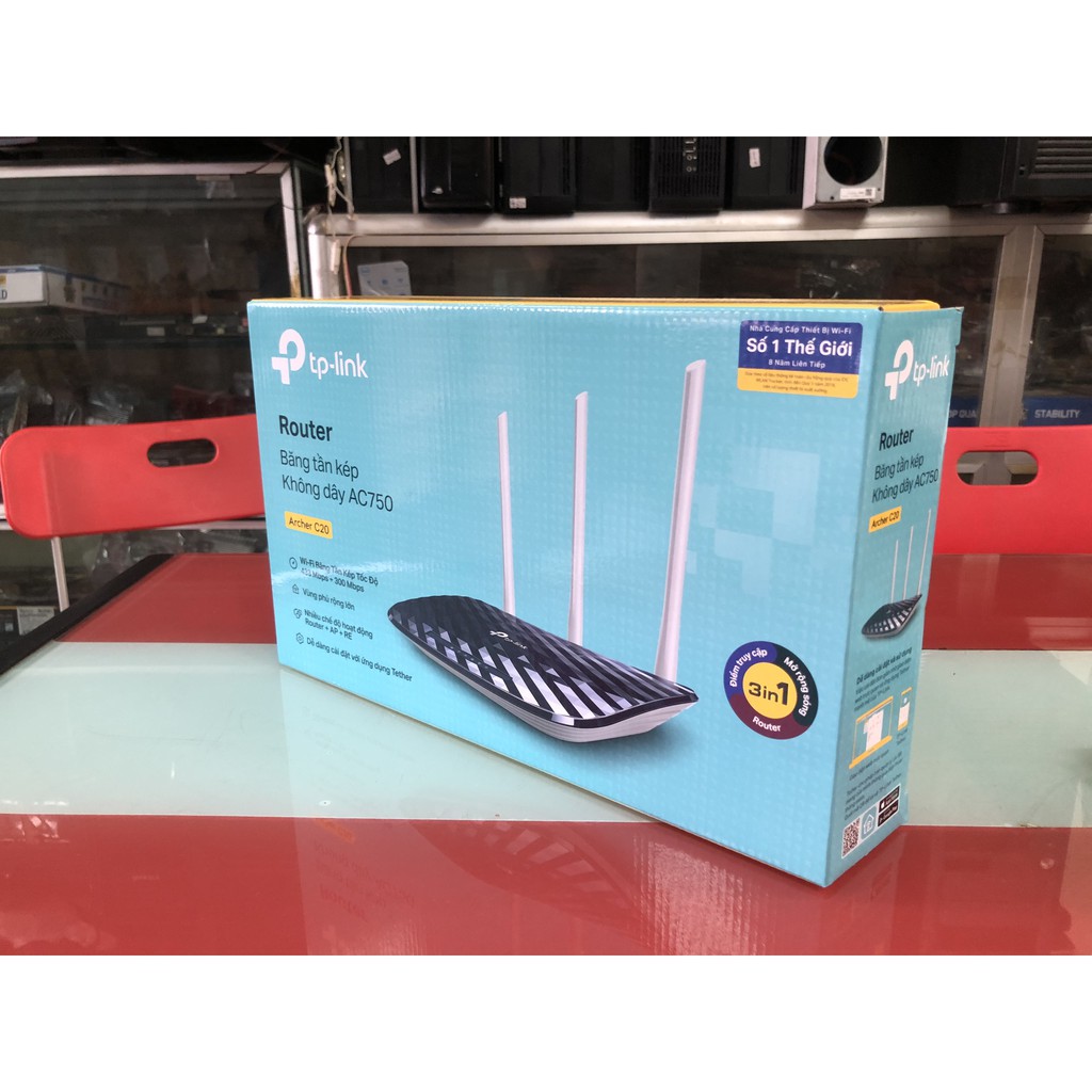 TP-LINK ARCHER C20 - ROUTER WIFI AC750 BĂNG TẦN KÉP | Shopee Việt Nam