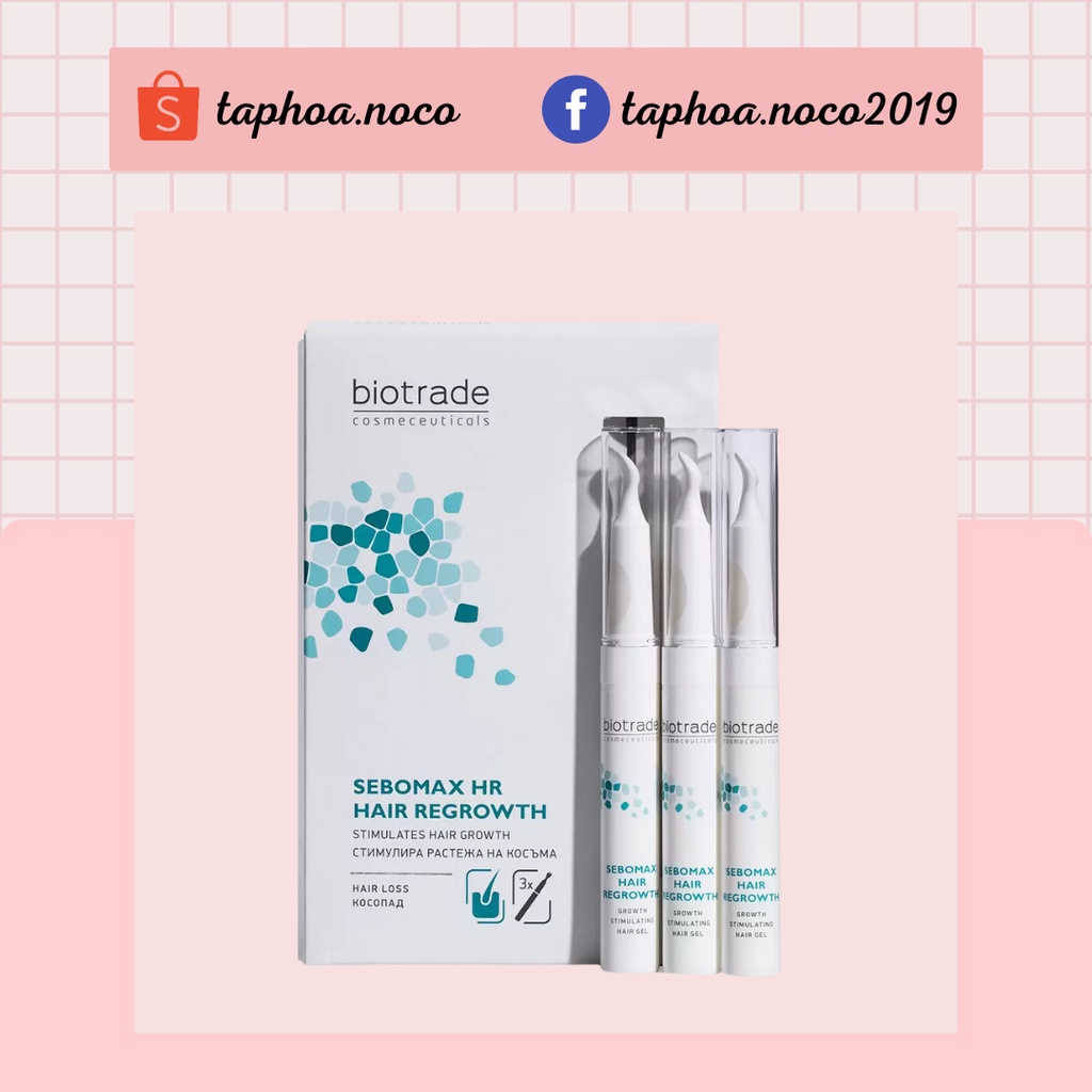 Gel mọc tóc Biotrade Sebomax HR Hair Regrowth 1 ống 8.5ml | Shopee Việt Nam