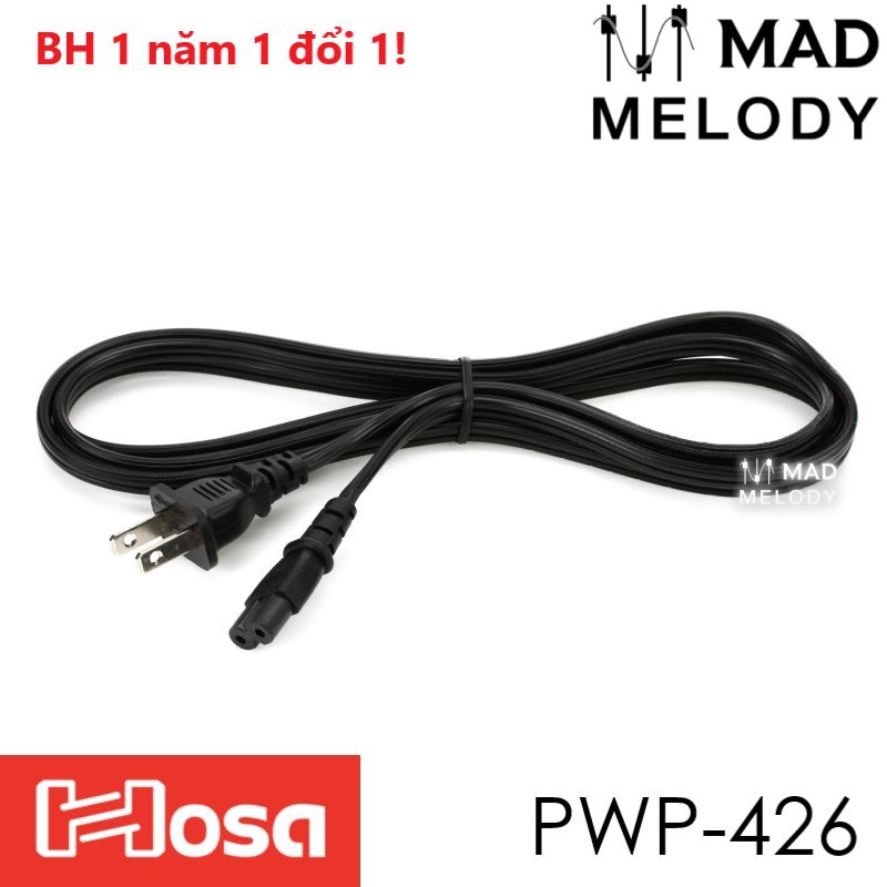 Hosa Power Cord PWP-426 (IEC C7 - NEMA 1-15P) (2.4m) [Dây nguồn IEC C7 ...