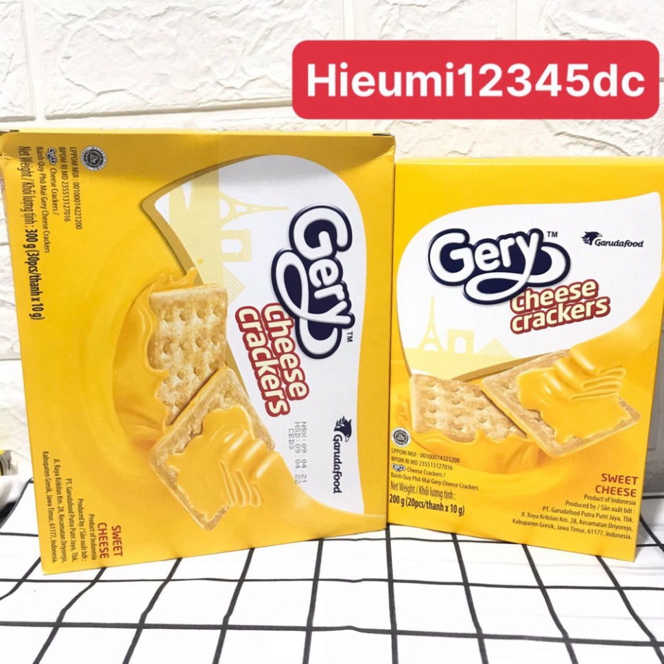 Bánh Gery Phô Mai Cheese Cracker 180-270g | Shopee Việt Nam