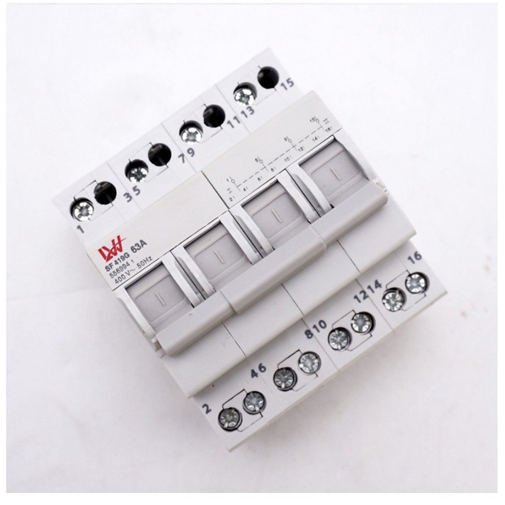 Cầu dao, aptomat đảo chiều nguồn điện 3 pha 4P 63A/380V | Shopee Việt Nam