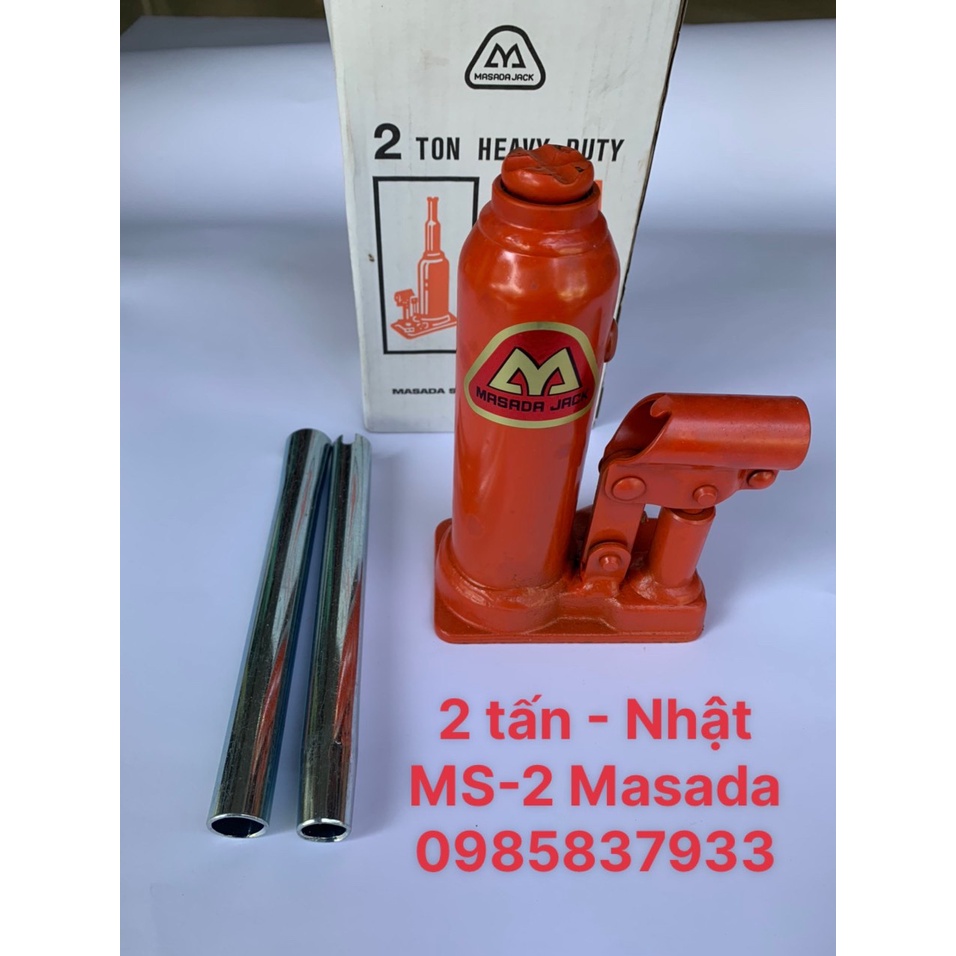 Kích thuỷ lực 2 tấn Masada Nhật MS-2 tại Máy cầm tay NTT dùng nâng hạ các thiết bị nặng dễ dàng ...
