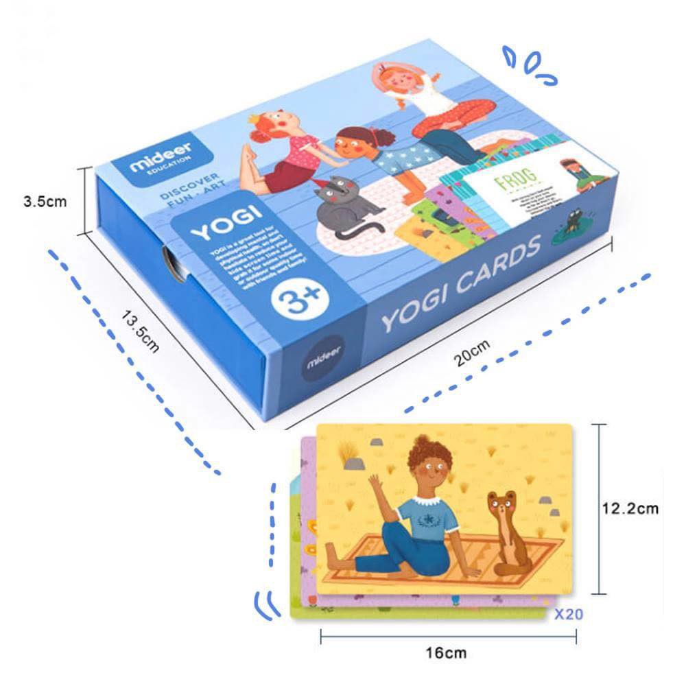 Bộ thẻ học Yoga - Mideer Yogi Cards | Shopee Việt Nam