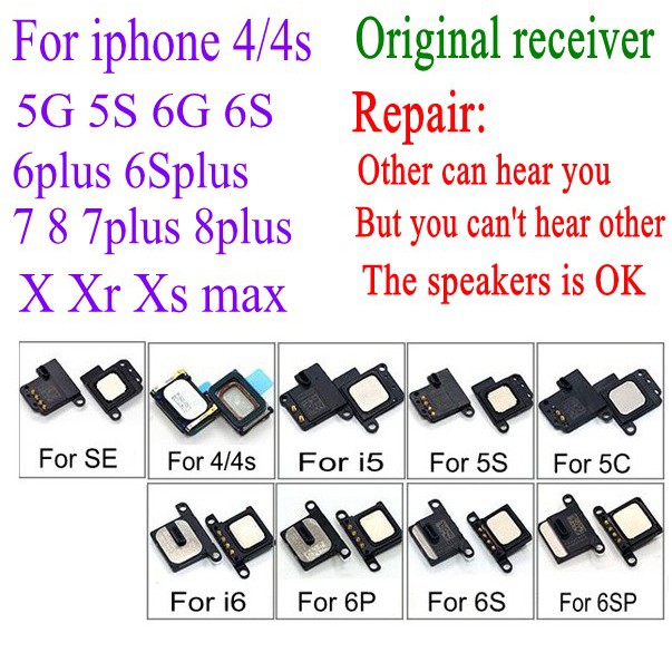 1 Phụ Kiện Thay Thế Cho Loa Nghe Nhạc iPh xs x xs max XR 7 8 4 4s 5 5s 6 6s Plus | Shopee Việt Nam
