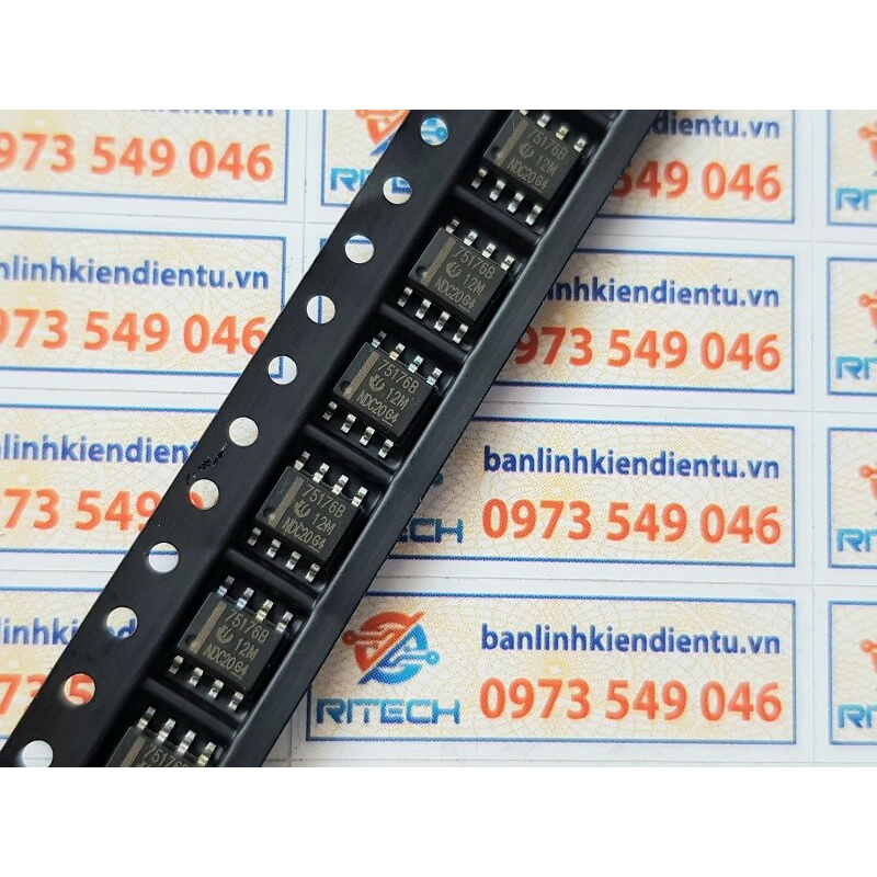 [Combo 10 chiếc] 75176B, SN75176BDR, SN75176 IC Giao Tiếp Truyền Thông SOP-8 | Shopee Việt Nam