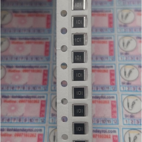 10 cái điện trở dán SMD 1210 1/3W 5% 100R 100ohm 101 | Shopee Việt Nam