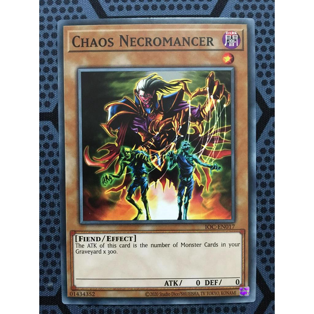 Bài yugioh thời đầu duel monster - Chaos Necromancer - IOC-EN017 ...