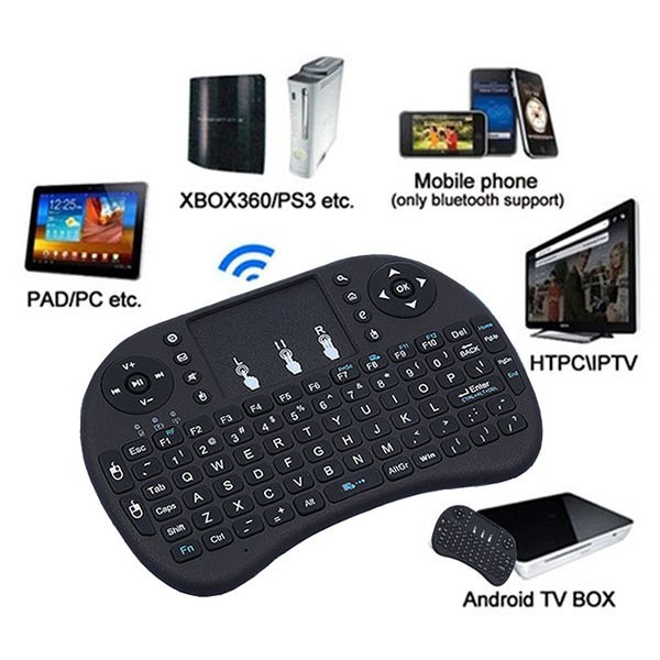 Bàn Phím Kiêm Chuột Không Dây Mini Keyboard Cho Android TV Box | Shopee ...