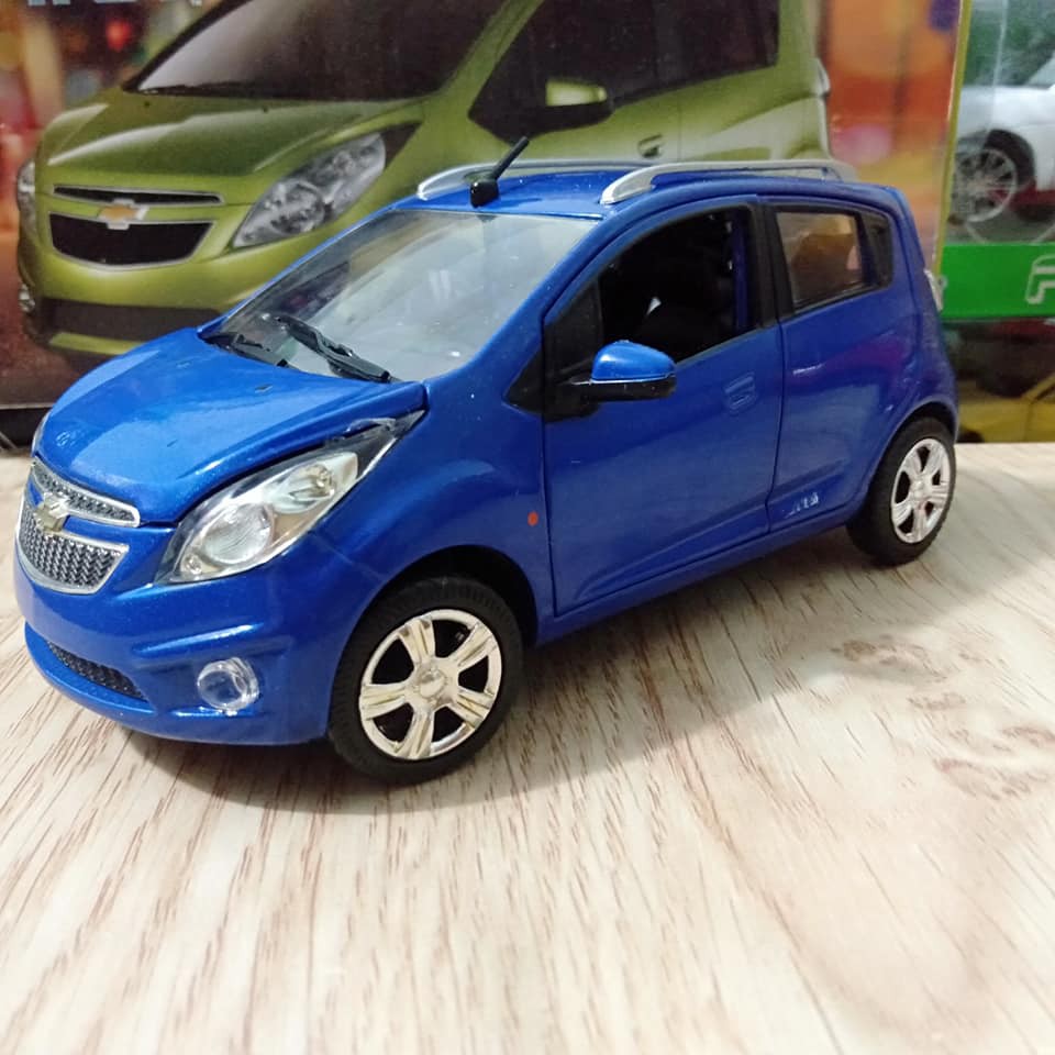Mô hình xe Chevrolet Spark 1/24 Norscot - Xanh | Shopee Việt Nam