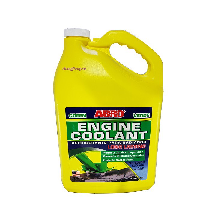 Nước Làm Mát Động Cơ Ô Tô ABRO ENGINE COOLANT Xanh 4Lít | Shopee Việt Nam
