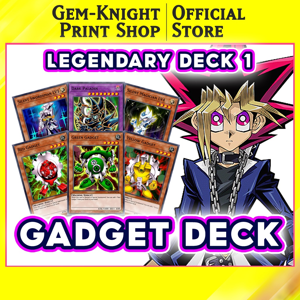 [Bài In] Bộ bài Yugioh - Legendary Deck I - Gadget Deck | Shopee Việt Nam