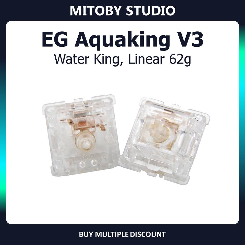AQUAKING V3 linear switch công tắc bàn phím cơ AQUA KING V3 switch water king v3 - Mitoby Studio ...