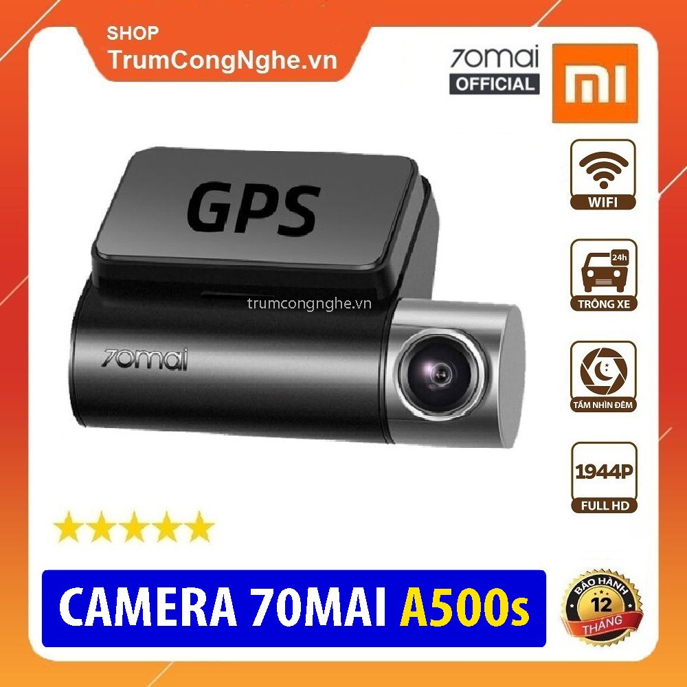 Camera hành trình Xiaomi 70Mai A500s Siêu Nét Tích hợp GPS - Dash ...