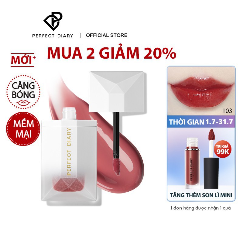 Son kem Perfect Diary ReadMe Rippled Gloss High Shine Finish 6 Dreamy ...