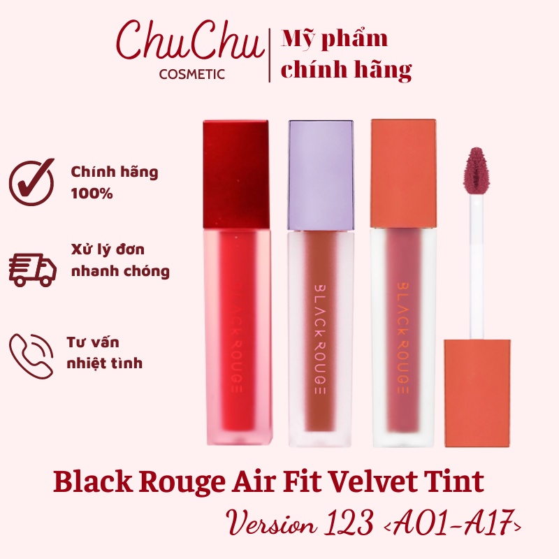 Son Kem Black Rouge Airfit Velvet Tint Ver 1 Ver 2 Ver 3 Shopee Việt Nam