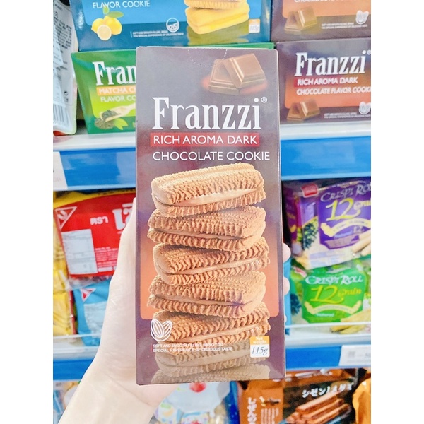 BÁNH QUY KẸP KEM FRANZZI MATCHA/CHANH/CHOCOLATE 115G | Shopee Việt Nam