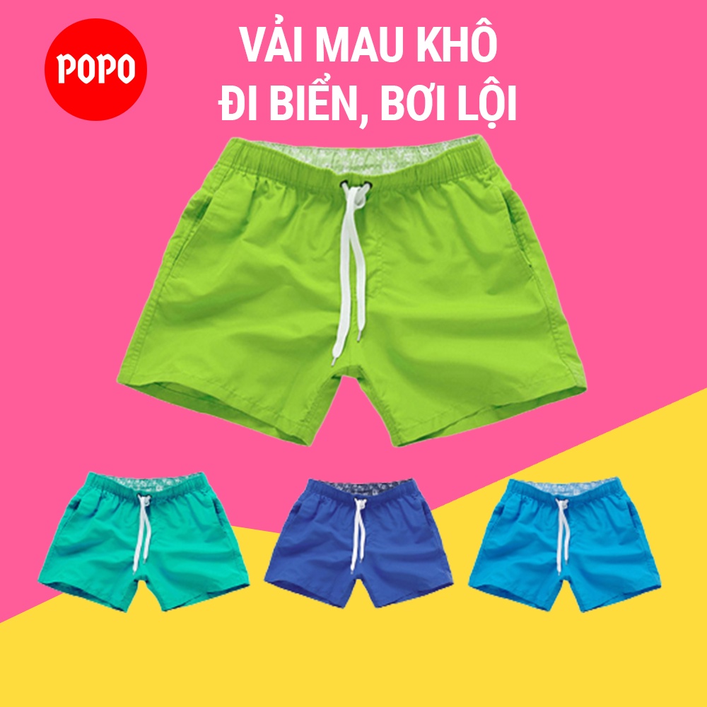 Quần bơi nam Short thể nam đi biển POPO ST1 đi tắm biển đồ bơi mau khô ...
