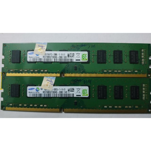Ram PC (Máy tính bàn) 4GB 2Rx8 PC3 - 12800U bóc máy chính hãng Sam Sung ...