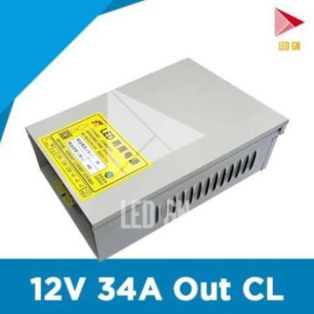 Nguồn 12V 34A 400W CL Ngoài Trời - Chống Nước TUYỆT ĐỐI - Công Suất 80% ...