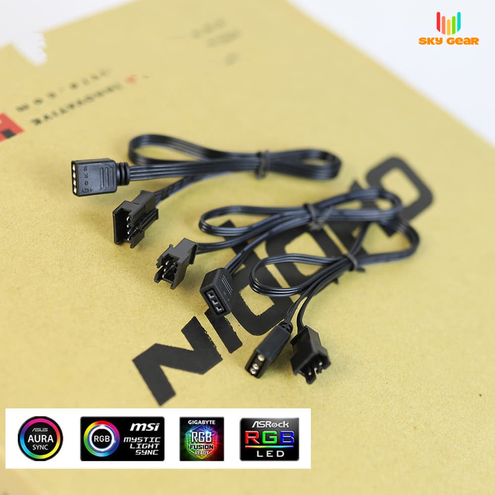 Cáp chuyển led 5v VDG, 5v 3Pin ,12v 4Pin | Shopee Việt Nam