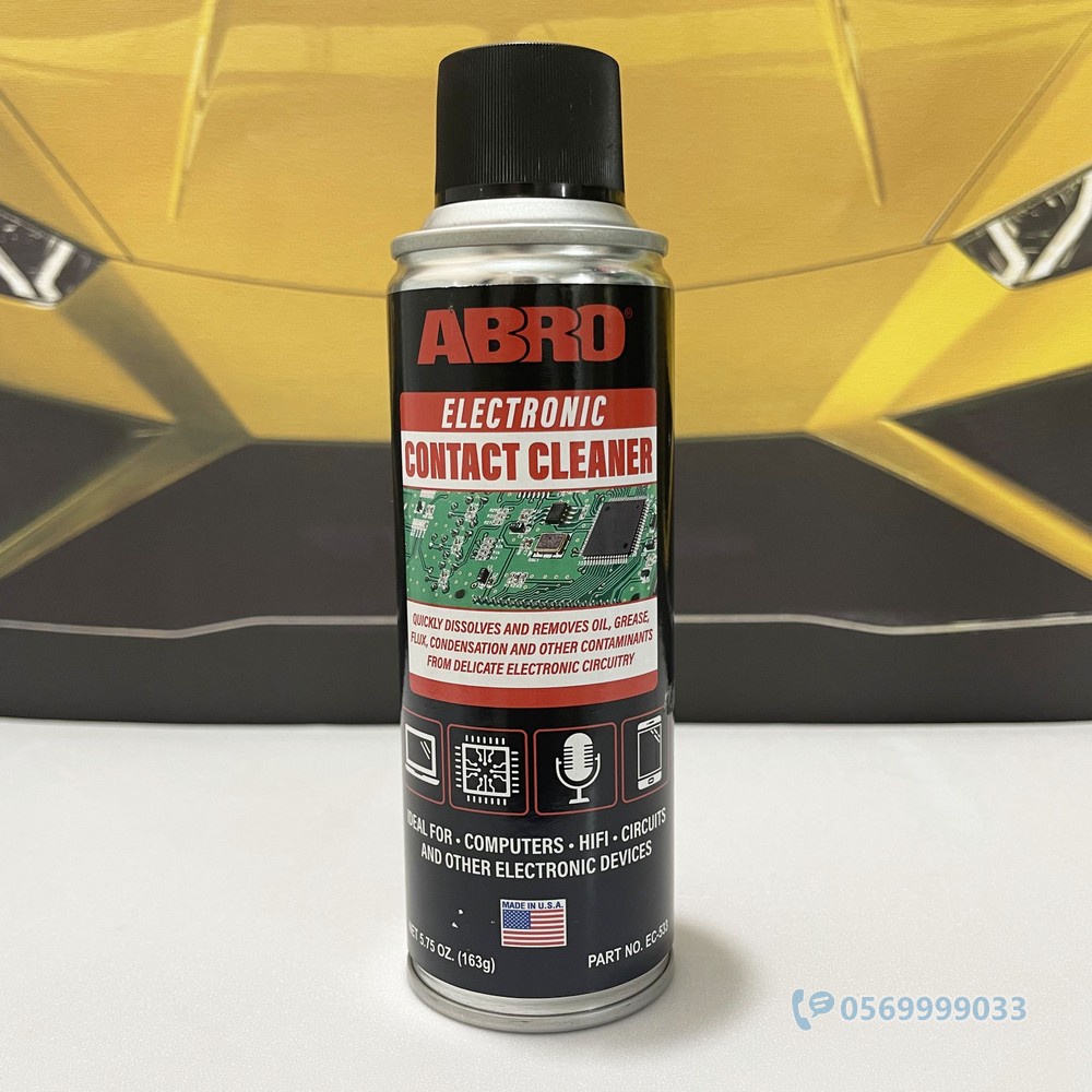 Vệ sinh mạch điện tử Abro Electronic Contact Cleaner 163g | Shopee Việt Nam