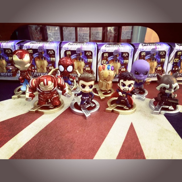 Bộ 8 mô hình Avenger Mini | Shopee Việt Nam