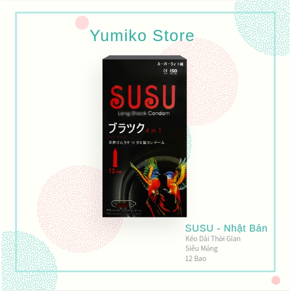 Bao Cao Su Kéo Dài Thời Gian, Siêu Mỏng SUSU, BCS Feel 4 In 1 - Xuất xứ ...