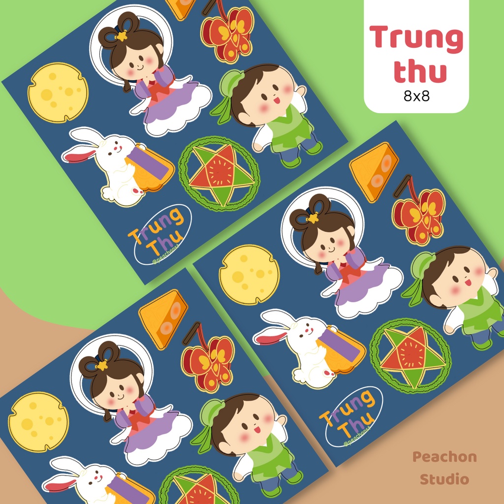 peachonst | sticker trung thu | Shopee Việt Nam