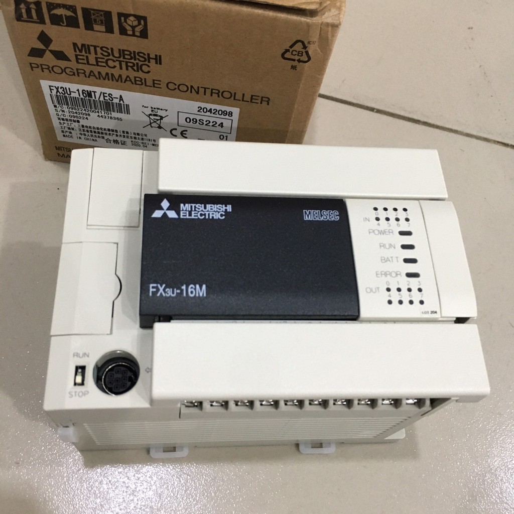 Bộ lập trình PLC Mitsubishi FX3U-16MT/ES-A | Shopee Việt Nam