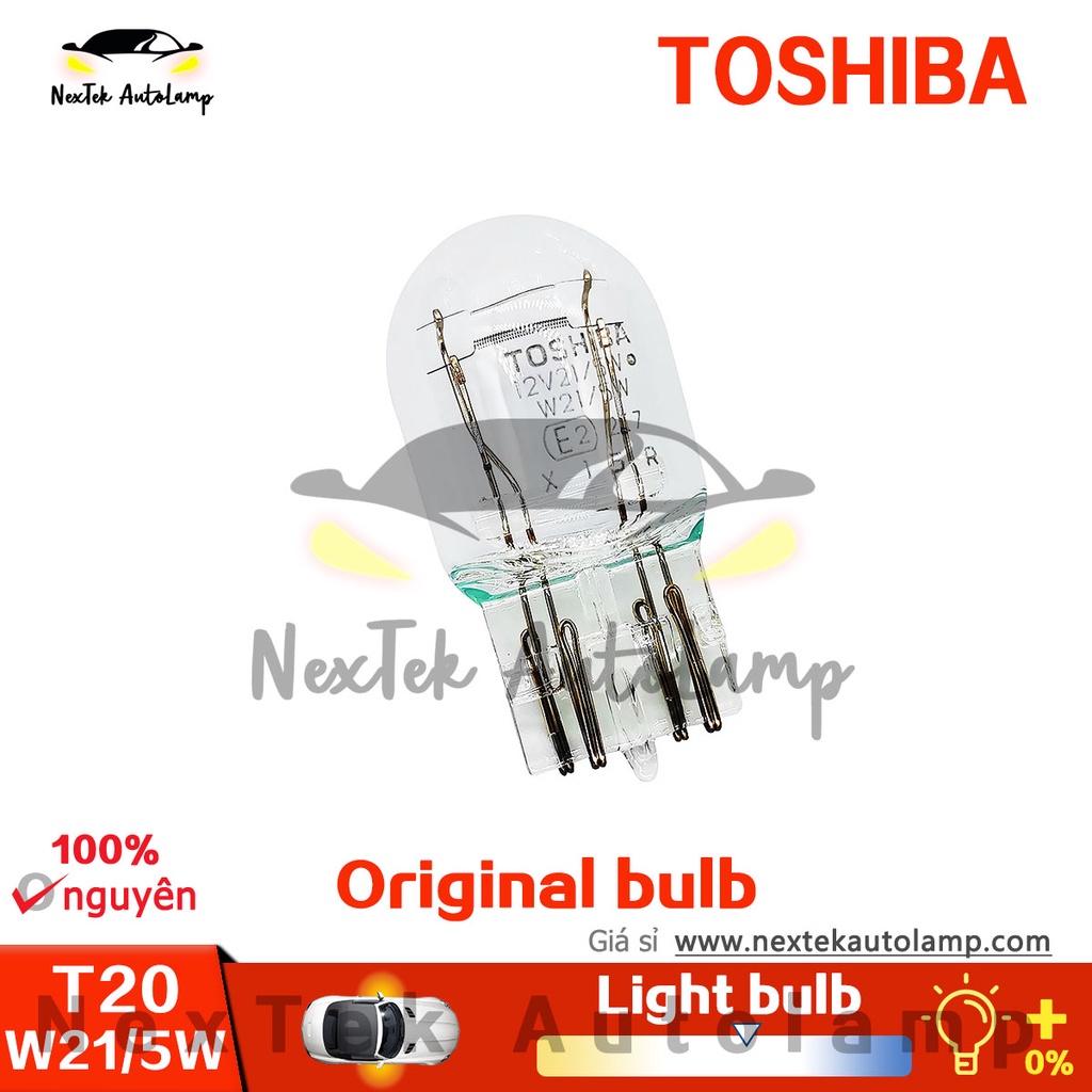 TOSHIBA T20 W21/5W 12V 1891 Dây đôi Bóng đèn Xe Phanh Bóng đèn xe gốc ...