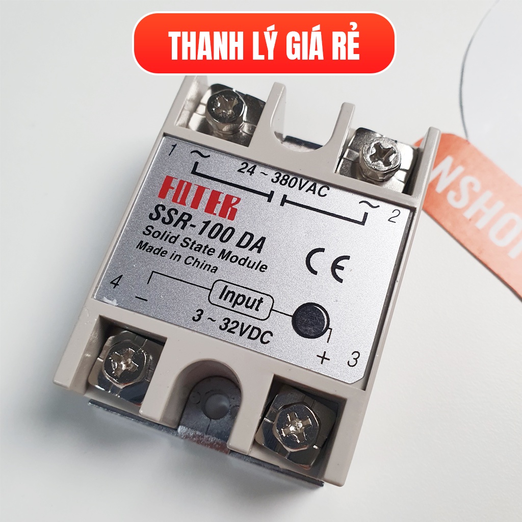 [THANH LÝ] Relay rắn SSR Fotek (Made in China) SSR - 100 DA | Shopee ...