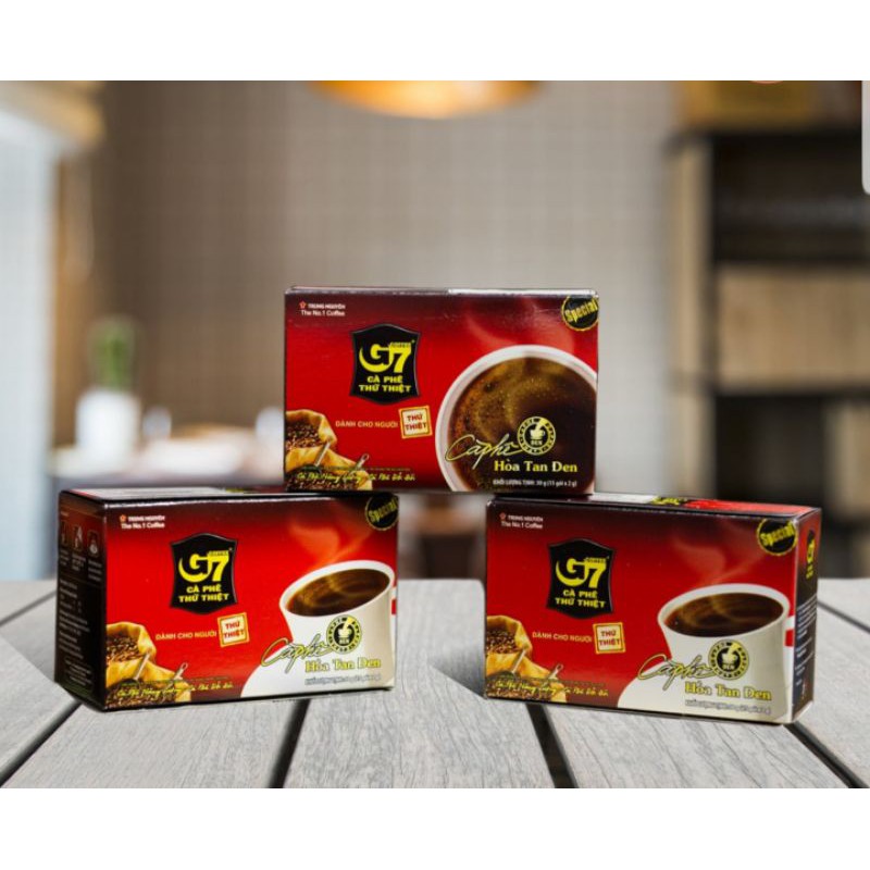 Cà Phê G7 Hòa Tan Đen - Hộp 15 gói x 2g | Shopee Việt Nam
