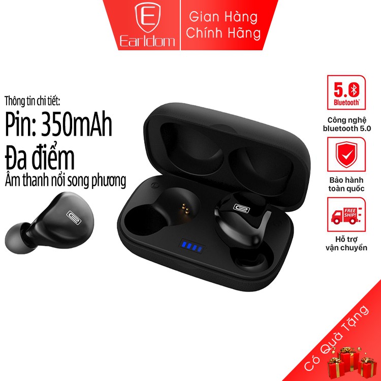 TAI NGHE BLUTOOTH TRUE WIRELESS EARLDOM BH34 | Shopee Việt Nam