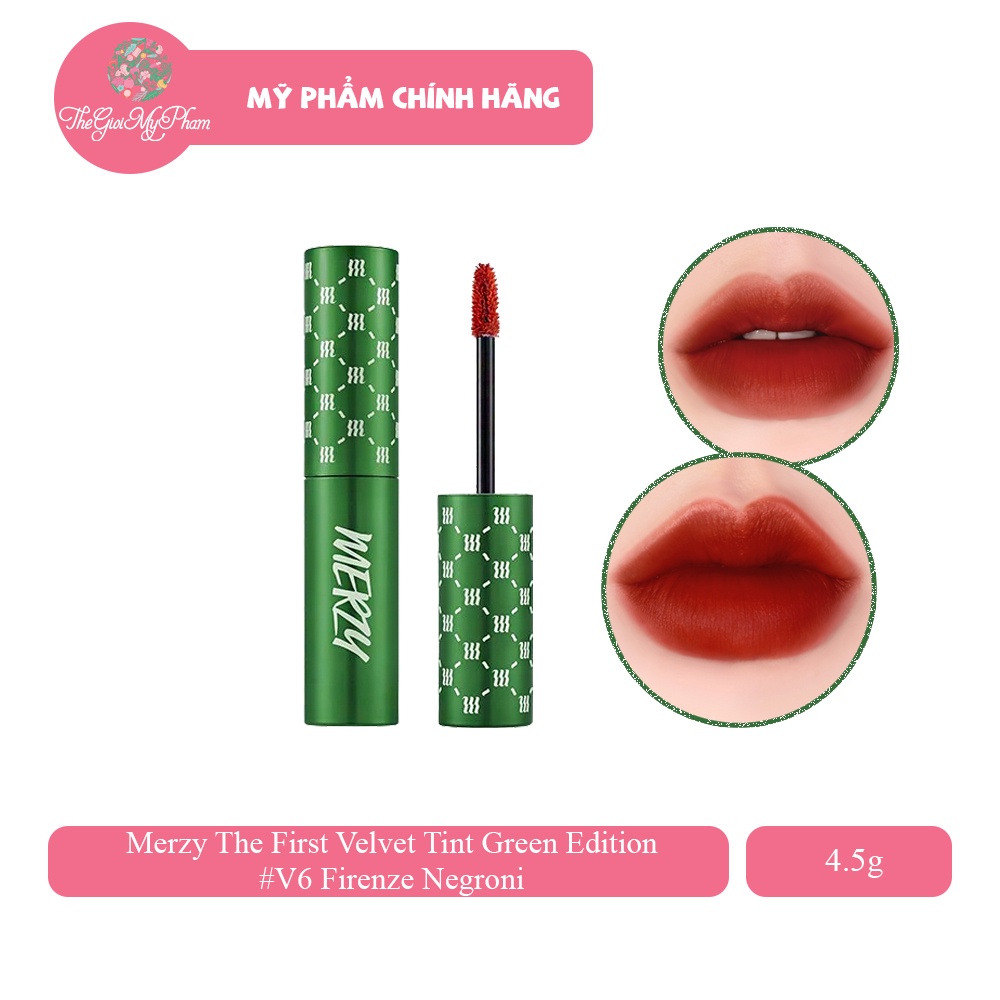 [NEW VERSION GREEN] Son Merzy V6 Vỏ Xanh Lá (4.5g) | Shopee Việt Nam