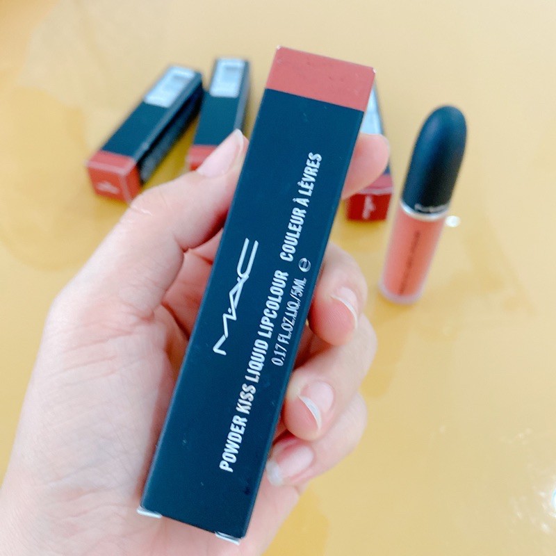 Son kem MAC 998 Sorry Not Sorry Cam Cháy – Powder Kiss Liquid Lipcolour ...