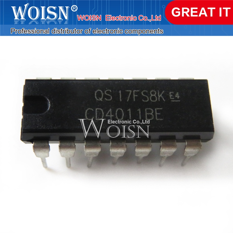 Bộ 10 Linh Kiện Điện Tử 2 Cổng IC CD4011BE CD4011 DIP-14 4011 | Shopee Việt Nam