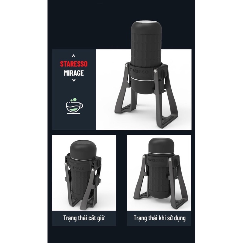 Máy Pha Cafe bằng tay Staresso Pro(Mirage)hàng trưng bày | Shopee Việt Nam