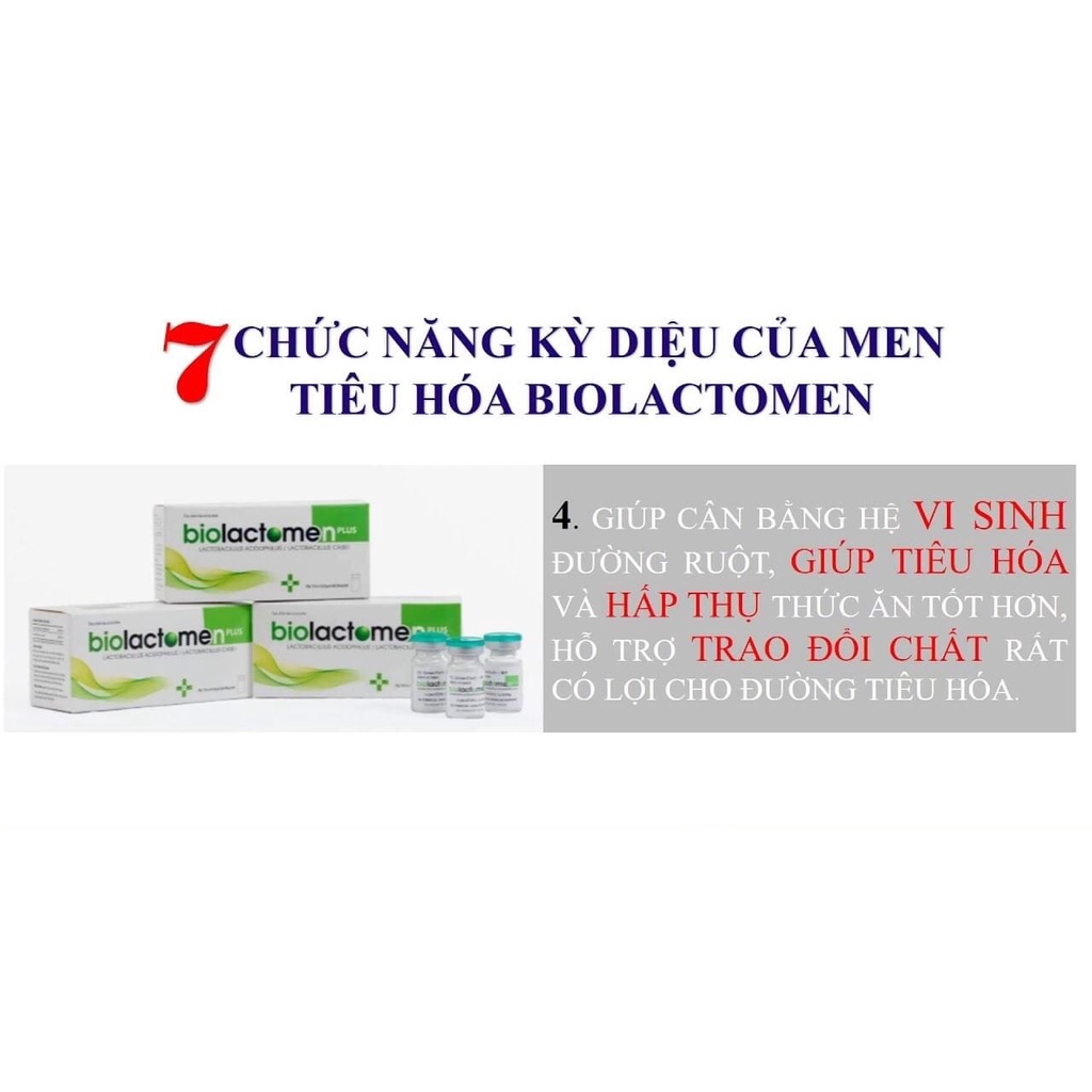 Men vi sinh Biolactomen PLUS(Cứu viện cho hệ tiêu hóa) giá siêu hỗ trợ ...