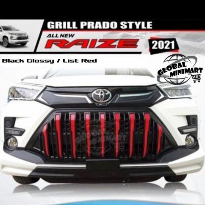 Ca lăng Toyota Raize mẫu Prado nhập Indonesia (dành cho xe có body kit ...