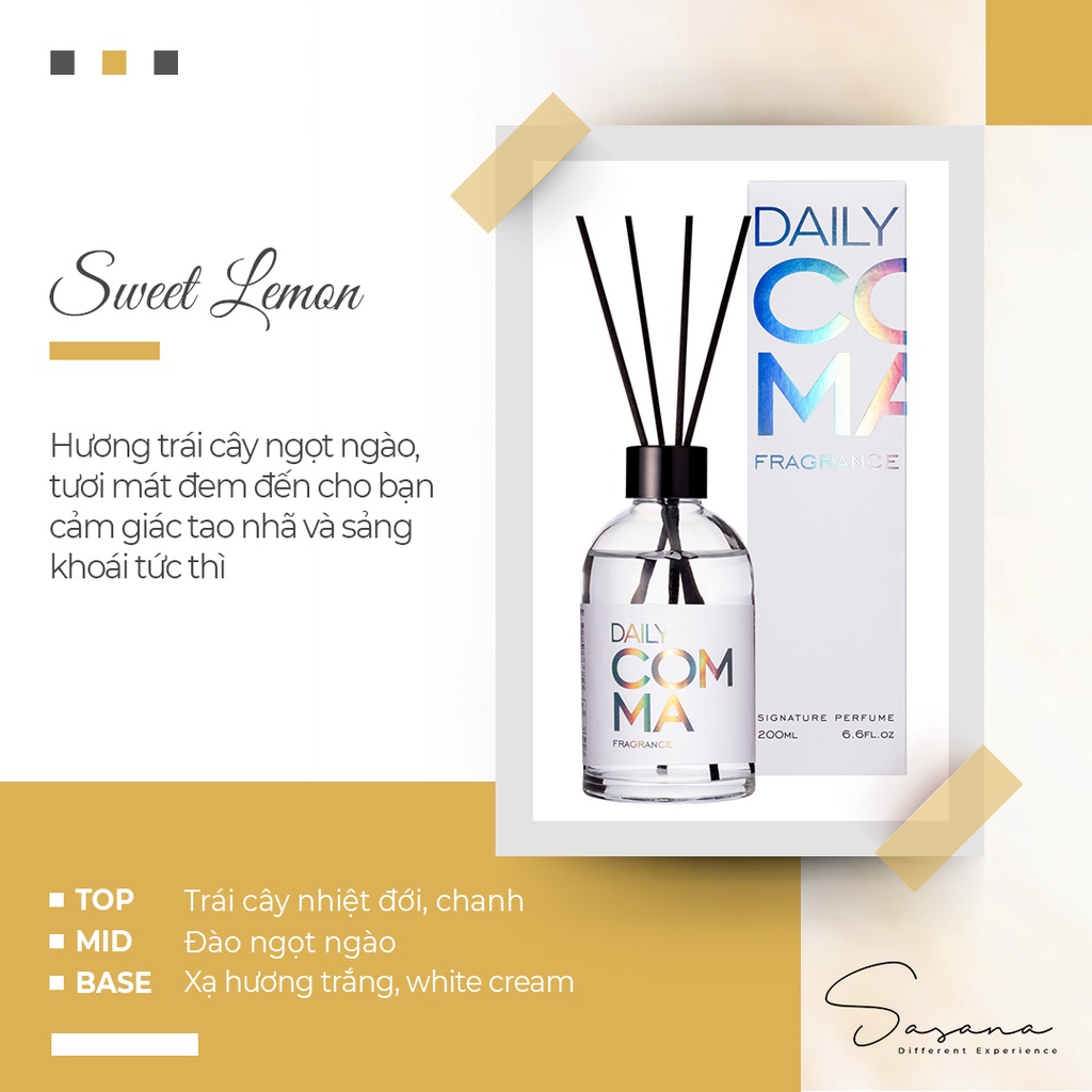 Tinh dầu tán hương Sweet Lemon - BST Daily Comma Crystal Hologram ...