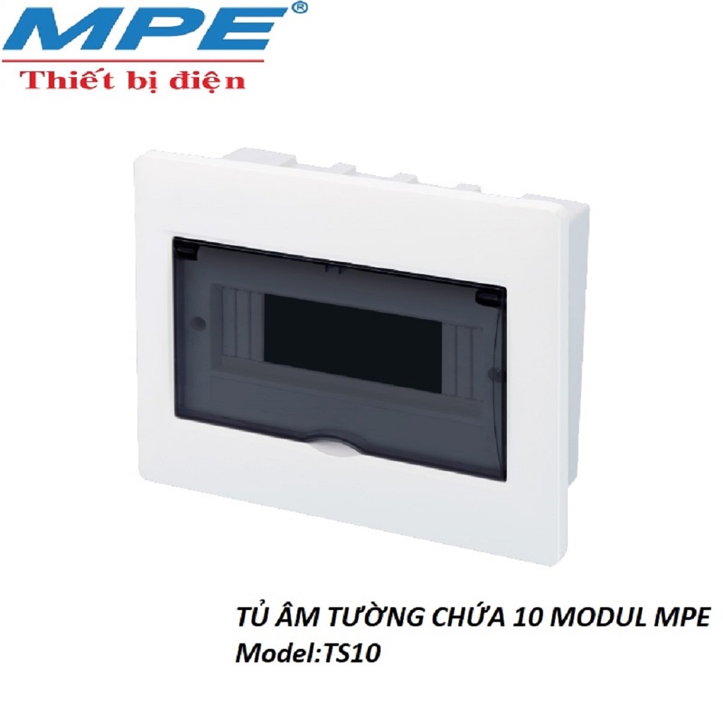 Tủ điện âm tường chứa 10 modul hàng chính hãng MPE Model TS10 | Shopee ...