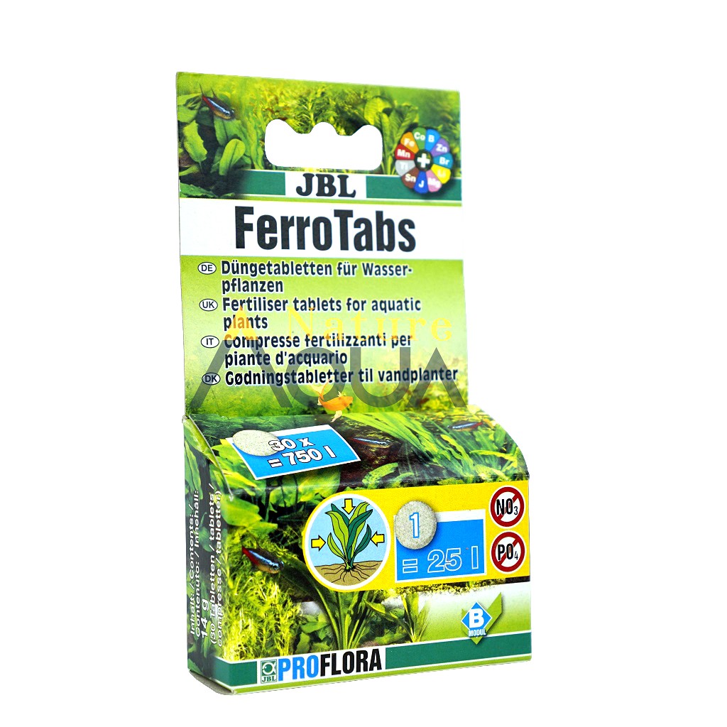 Phân tan chậm JBL FerroTabs-bổ sung Kali và vi lượng cho cây thủy sinh ...