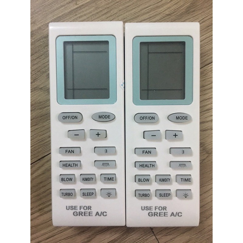 Remote viền xanh - Remote điều khiển máy lạnh Gree và các dòng tương tự ...