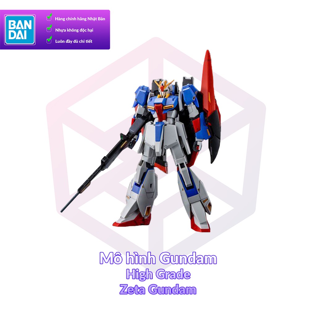 Mô Hình Gundam P-Bandai HG Zeta Gundam [UC 0088] 1/144 Gundam Zeta [GDB] [BHG] | Shopee Việt Nam