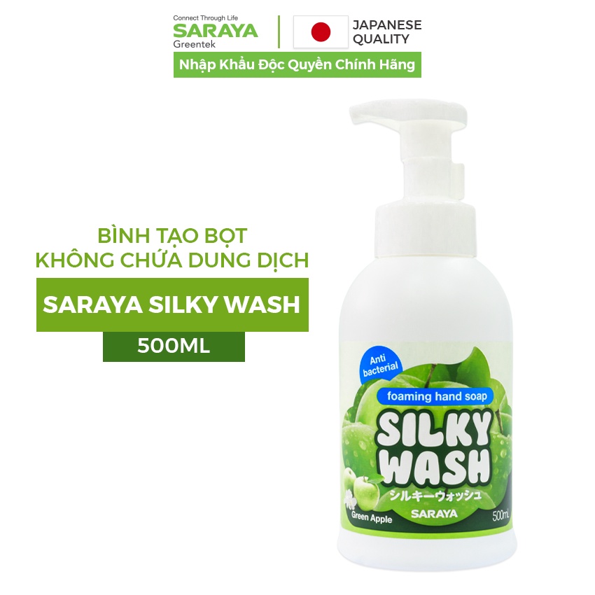 Bình tạo bọt Không Chứa Dung Dịch Saraya Silky Wash - 500ML | Shopee Việt Nam