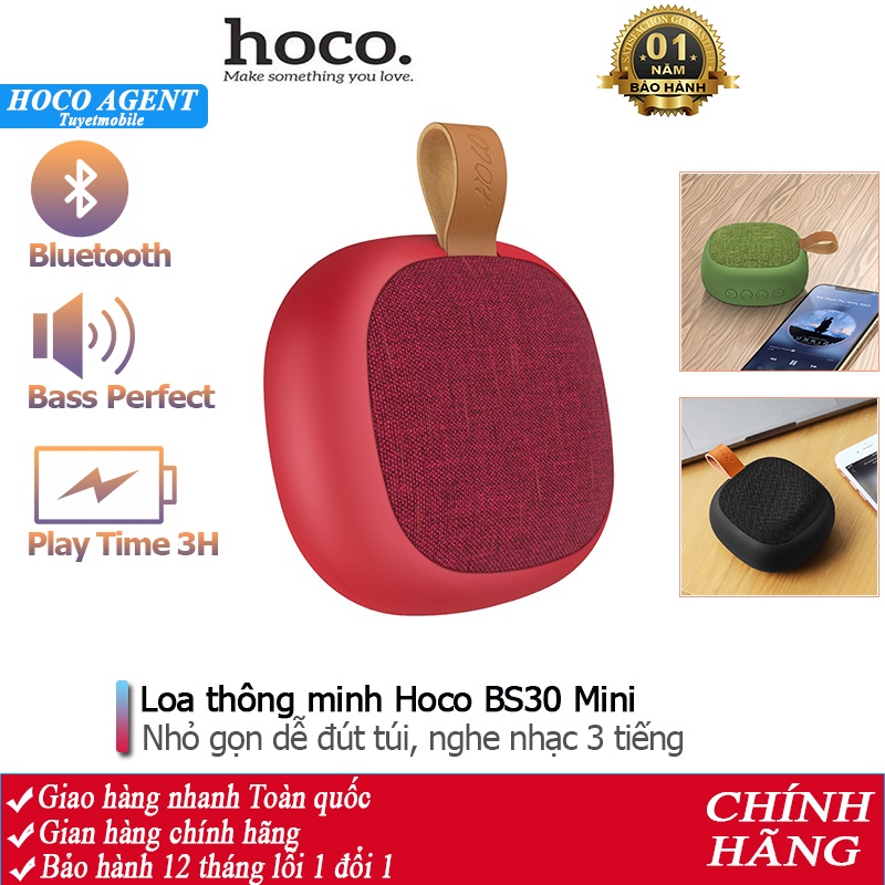 Loa Bluetooth Hoco BS31 Mini nhỏ gọn, âm thanh to rõ, hỗ trợ di động ...