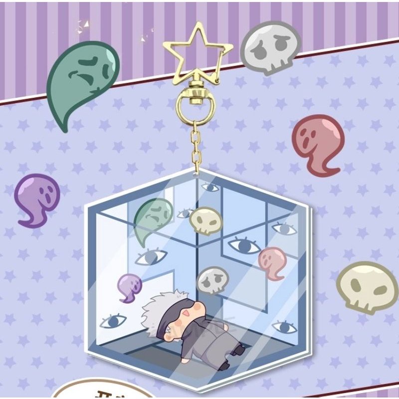 Móc khóa JUJUTSU KAISEN GOJO NẰM TRONG CỤC RUBIK - Chú Thuật Hồi Chiến ...