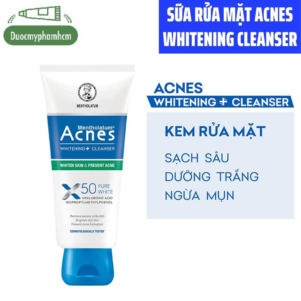 Kem Rửa Mặt Acnes Whitening Cleanser Pure White X50 - 100gr | Shopee ...