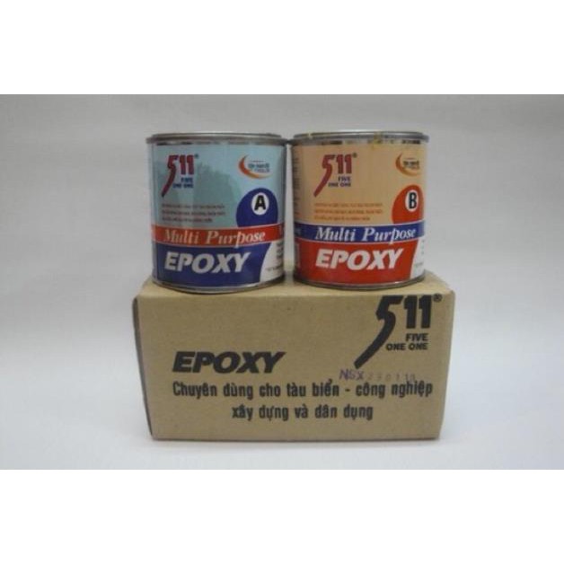 (Cặp 0,7kg) Keo dán đặc biệt EPOXY MULTI PURPOSE 511 | Shopee Việt Nam