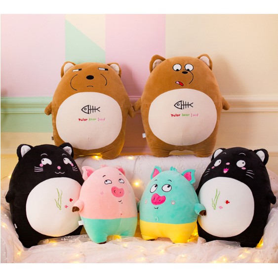 Thú bông gấu bông quà tặng hoạt hình nhiều mẫu totoro,heo,mèo | Shopee ...